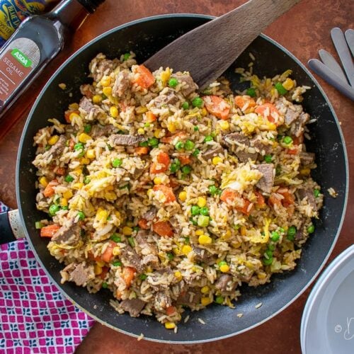 Leftover Roast Beef Fried Rice - Easy Midweek Meals and More by Donna ...